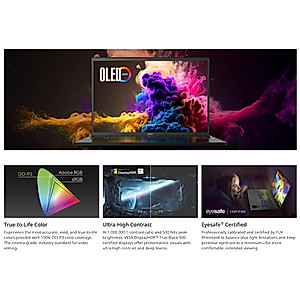 Acer Swift Edge 16" 4K OLED 400 nits Extremely Slim Laptop, 8cores AMD Ryzen7 6800U, Backlit KB, Fingerprint Reader, 100% DCI-P3, Windows11 Pro, w/HDMI (16GB RAM | 2TB SSD)