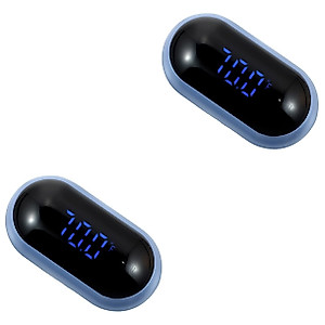 FRCOLOR 2pcs Aquarium Thermometer Glass Thermometer Fish Tank Thermometer Small Tools Tank Water Temp Gauge Tool Temp Measure Tool Water Temperature Gauge Aquarium Temperature Gauge Number