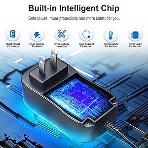 SoulBay 48W Universal AC Adapter DC 5V 6V 7.5V 9V 12V 15V 19V 20V Switching Power Supply 100-240VAC Input US Plug Transformer with 11 Tips for Household Electronics, USB-C & 5.5 * 2.1mm Included