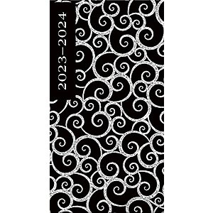 2023-2024 Silver Glitter (Bilingual French) Pocket Planner