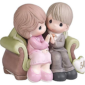 Precious Moments, Through The Years - 50th Anniversary, Bisque Porcelain Figurine, 123021