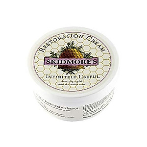 Skidmore's Restoration Cream | Leather Repair Cream for Furniture, Leather Conditioner, Softener | Leather Restoration Cream will Restore Antique Wood | Non-Toxic Formula, Made in USA | 6 Oz