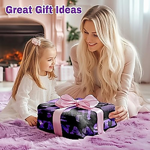 ARTBLANKET Just A Girl Who Loves Gymnastics Blanket for Fall Winter Spring All Season Warm Fuzzy 50x40 in for Small Kids/Child Microplush Fleece Summer Autumn Blankets for Couch Bed Sofa