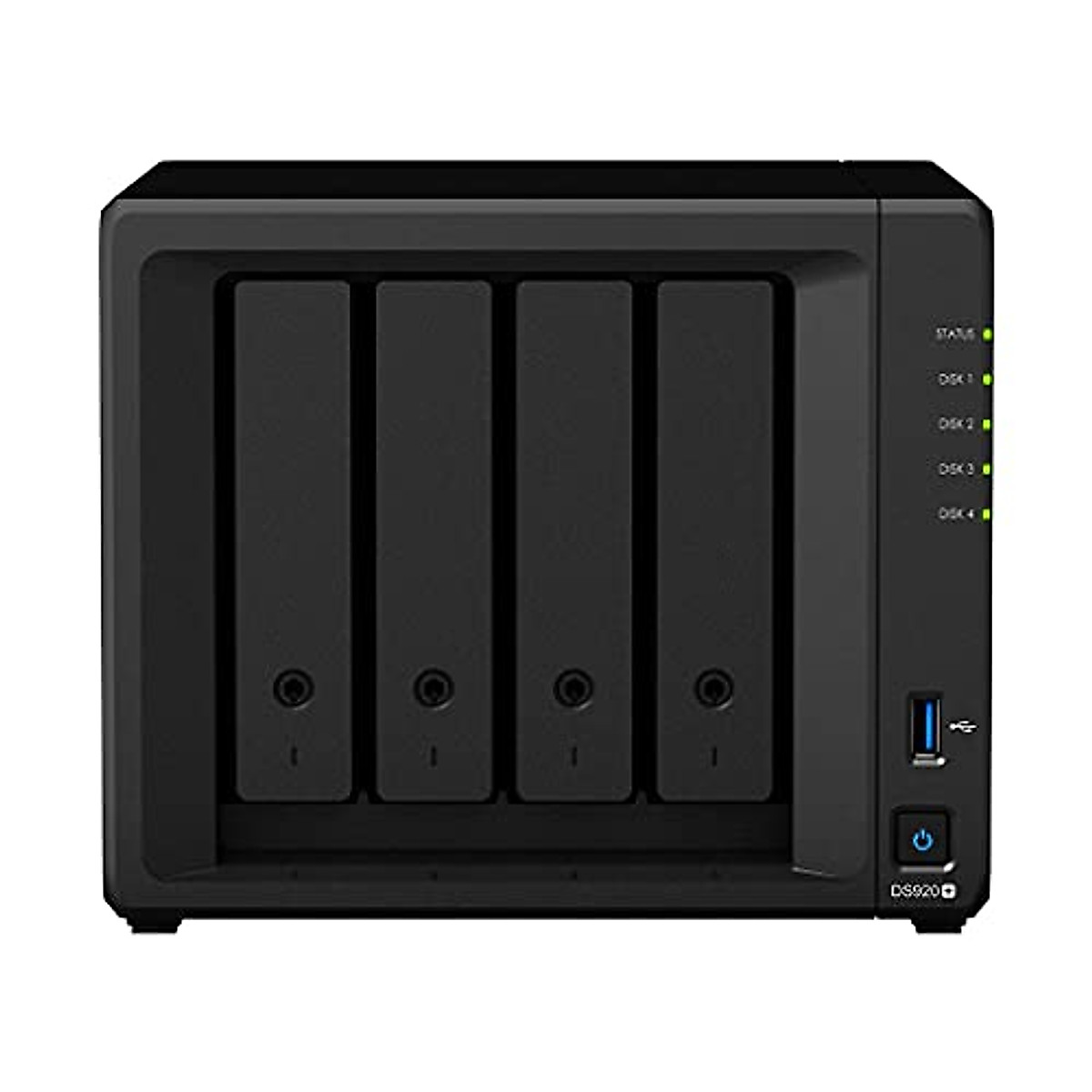 Synology DiskStation DS920+ NAS Server for Business with Celeron CPU, 8GB DDR4 Memory, 1TB M.2 SSD, 40TB HDD Storage, DSM Operating System