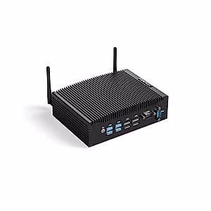FANPEEC Fanless Mini PC Core i3 6157U, Industrial PC Windows 10 Pro 64GB RAM 512GB SSD 1TB HDD, WiFi 5, BT 4.2, 8 x USB 2.0, 2 x Ethernet Ports, 2 x HD Mini Desktop Computers