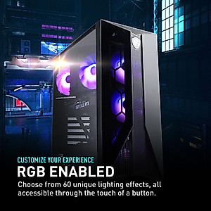 MSI Aegis ZS Gaming Desktop, AMD Ryzen 7 7700, GeForce RTX 4060, 16GB RAM, 1TB SSD, RGB Fan Cooling, Wi-Fi 6E, Keyboard & Mouse Included, DIY Friendly, Windows 11 Home-Adv: 7NUC-607US