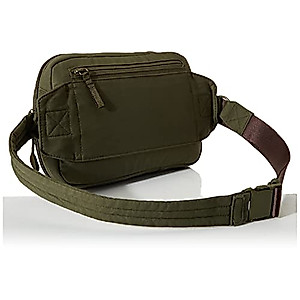 Vera Bradley Women's Cotton Utility Sling Backpack, Climbing Ivy Green - Recycled Cotton, One Size