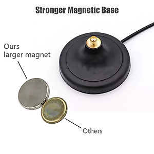 CORONIR 4G LTE Antenna Magnetic Mounting Base with 10ft SMA Male Antenna Extension Cable for 4G LTE WiFi Router Gateway Modem Hotspot Adapter Mobile Cell Phone Signal Booster Cellular Amplifier-2pack