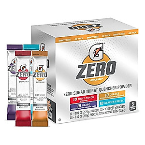 Gatorade Zero - Gatorade Powder - Gatorade Zero Powder Packets - Gatorade Powder Packets - Gatorade Packets - Gatorade Powder Zero - Gatorade Zero Sugar - Gatorade Powder Mix Variety - Dean Products