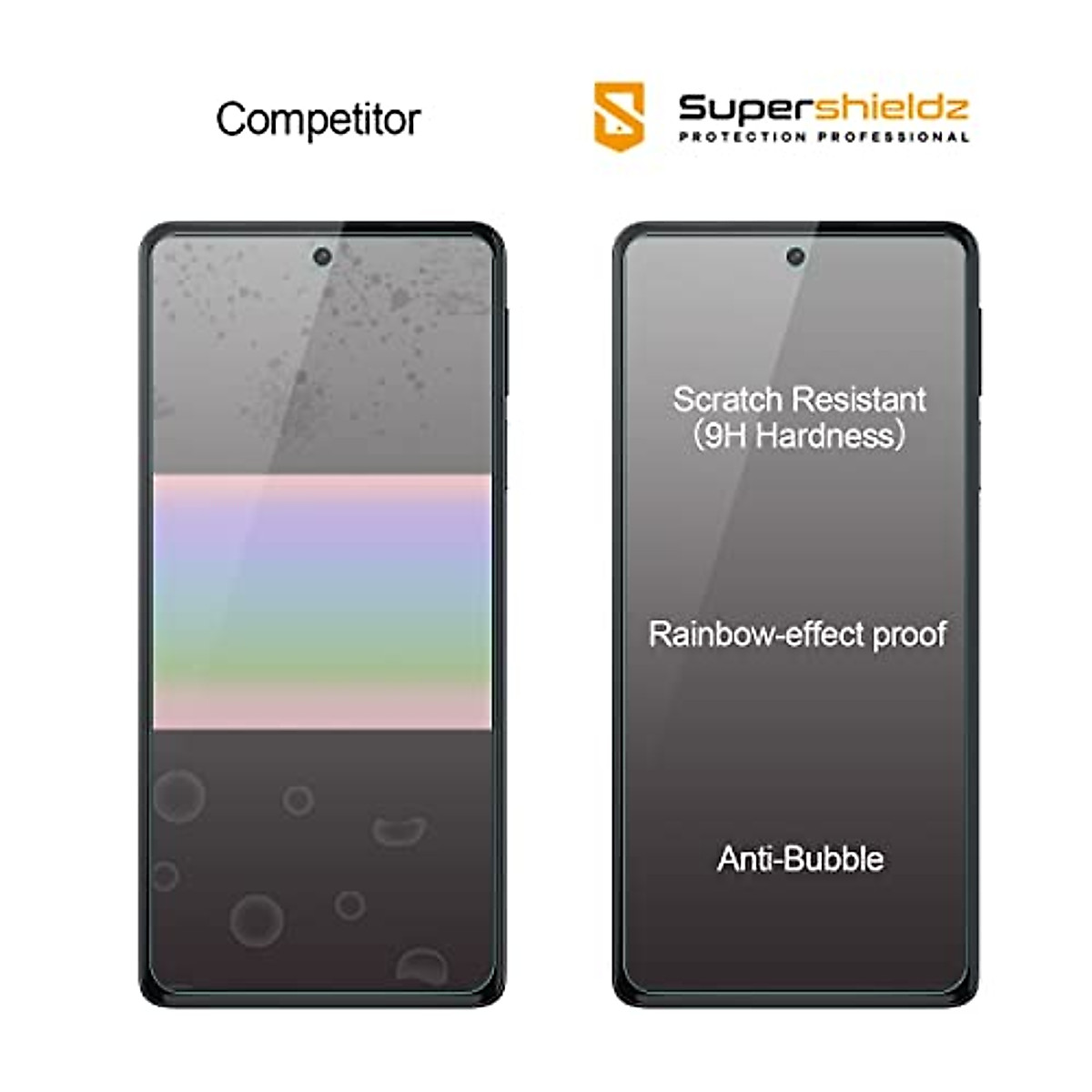 Supershieldz (3 Pack) Designed for Motorola Edge (2022) Tempered Glass Screen Protector, Anti Scratch, Bubble Free