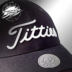 PowerGolf Original Titties Dad Cap – Classic Dad Hat with Adjustable Strapback