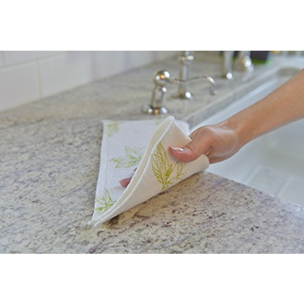 Full Circle Clean Again Super Absorbent Cleaning Cloths, Tree Buds, 2 Pack