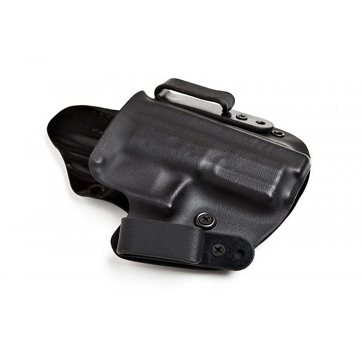 L.A.G. TACTICAL, INC., Defender Series, OWB/IWB Holster, Fits SIG P226R/MK25, Kydex, Right Hand, Black Finish