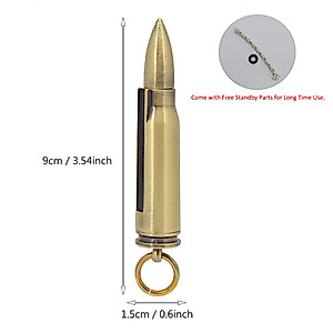 BOLLAER Matchstick Fire Starter, Fire Starter Flint Match Lighter Keychain Outdoor Camping Emergency Survival Gear, Best Gift for Outdoor Sports Enthusiasts