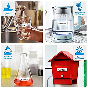 4P TZe-251 24mm 0.94 Laminated White Tape, Replacement for Brother Label Maker Tape 24mm TZe-251, P Touch Label Tape 1 Inch Compatible with Brother Ptouch PT-D600 PT-P710BT PT-P750W Label Machine