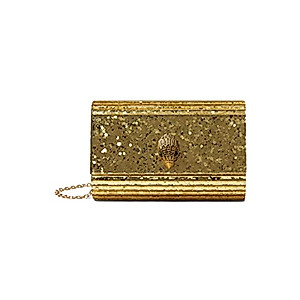 Kurt Geiger London Party Eagle Clutch Drench Gold One Size