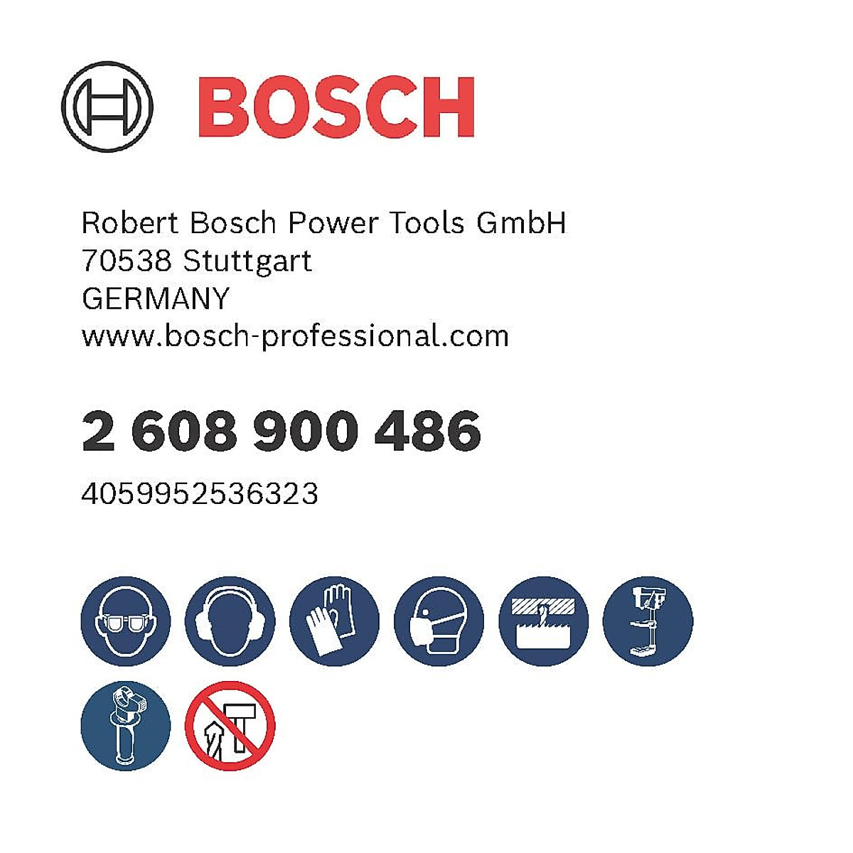 Bosch Professional 1x Expert Construction Material Hole Saw (Ø 140 mm, Accessories Rotary Impact Drill)