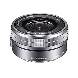 Sony Intl. Alpha A6000 Silver Mirrorless Digital Camera w/Sony E PZ 16-50mm f/3.5-5.6 OSS Lense + Case + 128GB Memory (22pc Bundle) (Renewed)