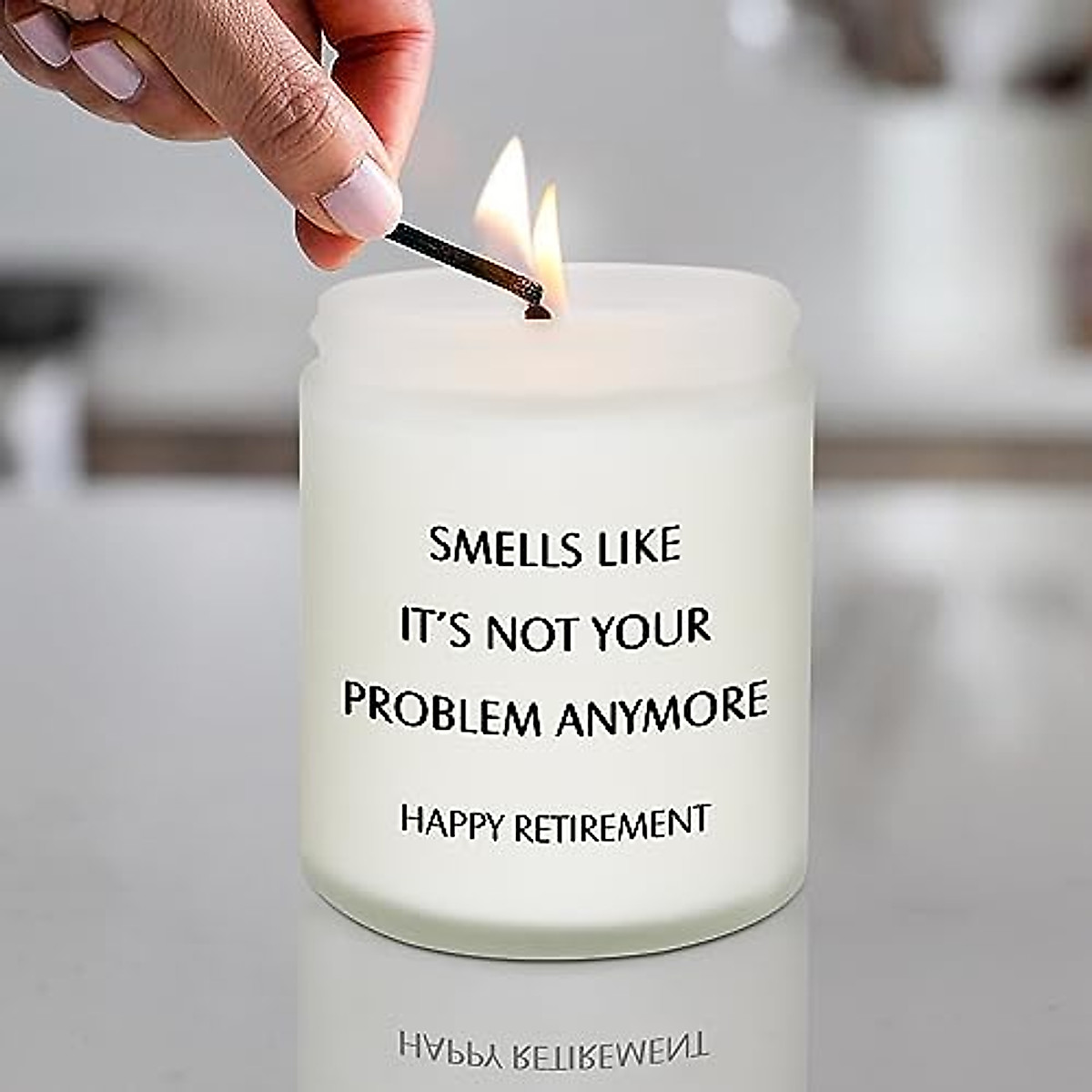 Retirement Gifts for Women, Retirement Gifts for Men, Happy Retirement Decorations, Funny Retirement Gifts for Coworker, Boss, Teacher, Nurse, Bestie, Dad, Mom Retired 2024, Scented Candles