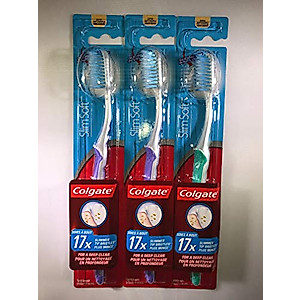 Colgate SlimSoft Ultra Soft Compact Head (Pack of 3)