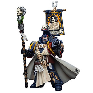 JOYTOY 1/18 Warhammer 40,000 Action Figure Ultramarines Chief Librarian Tigurius Collection Model (4.2 inch)