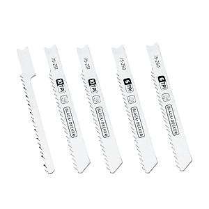 Black & Decker 75-530 Jig Saw Blades (5 Pack)
