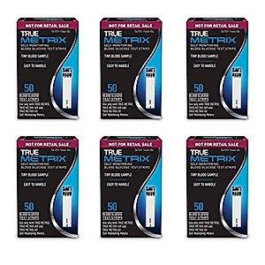 True METRIX® NFRS Test Strips, 50 Count (Pack of 6) (300 Test Strips)