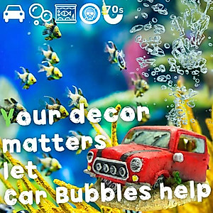 CORISRX BEST OF YOUR LIFESTYLE Car Bubbles 5.7x3.4x2.8 Aquarium Ornament Decoration - Fish Tank Air Stone