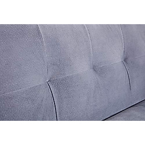 NHI Express Melanie Sofa Futon Bed, Gray