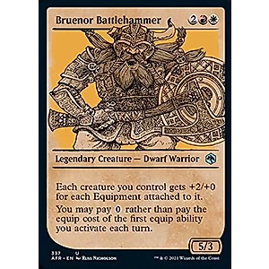 Magic The Gathering - Bruenor Battlehammer (337) - Showcase - Adventures in The Forgotten Realms