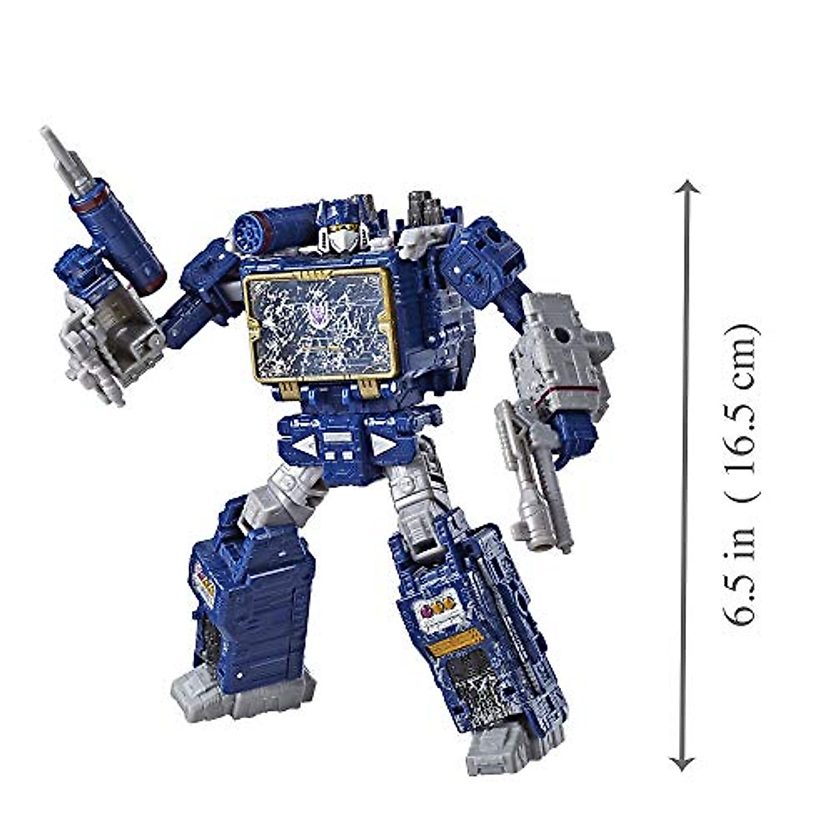 Transformers Toys Generations War for Cybertron Voyager Wfc-S25 Soundwave Action Figure - Siege Chapter - Adults & Kids Ages 8 & Up, 7"