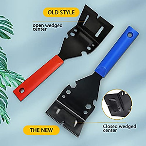 MANUFORE Trim Puller Pry Bar with Silicone handle and 1050 steel Multi-Tool Heavy Duty Tile Removal Tool for Removing Wood Floor, Baseboard, door casings, Tiles, Nail Pulling