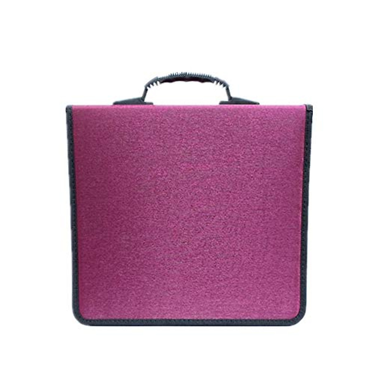 Penlonda CD/DVD Case Holder Organizer Wallet Sleeves Booklet Binder,Storage 400 Capacity Disc(Rose)