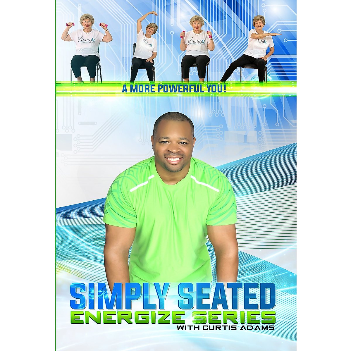 Exercise for Seniors DVD Program- 3 Senior exercise DVDs + Resistance Band. Demonstrated both as standing and chair exercise you choose what is best for you. Fun, easy to follow, go at your own pace.