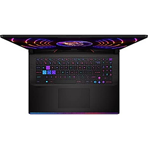 CUK Raider GE78 HX by_MSI 17 Inch Gaming Notebook (NVIDIA GeForce RTX 4090, Intel 24-Core i9-13980HX, 32GB DDR5 RAM, 2TB NVMe SSD Gen4, 17.3"" QHD 240Hz, Windows 11 Pro) Gamer Laptop Computer