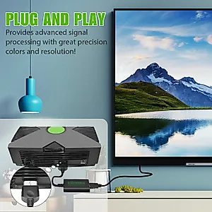 HDMI Converter for Original Xbox HDMI Adapter Cable for Microsoft Xbox Retro Video Game Console