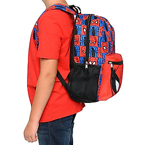 Marvel Spider-Man 16" Backpack Cargo Bag All Over Print Side Mesh Pockets