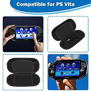 PS Vita Case, Carrying Case Compatible for PS Vita, Portable Travel Carrying Bag for PS Vita, and Whockproof Professional Vita Travel Pouch (Black)