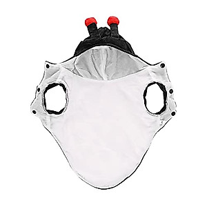 Mogoko Ladybug Dog Costumes, Pet Halloween Cosplay Hoodies, Adorable Ladybird Cat Costume,Animal Fleece Hoodie Warm Outfits Clothes