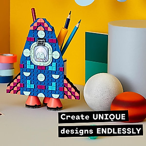 LEGO DOTS Pencil Holder 41936 DIY Craft Decoration Kit; Makes a Great Creative Gift for Kids; New 2021 (321 Pieces)