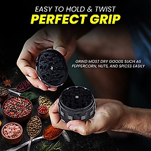 Spice Grinder (3 Inch) (Black)