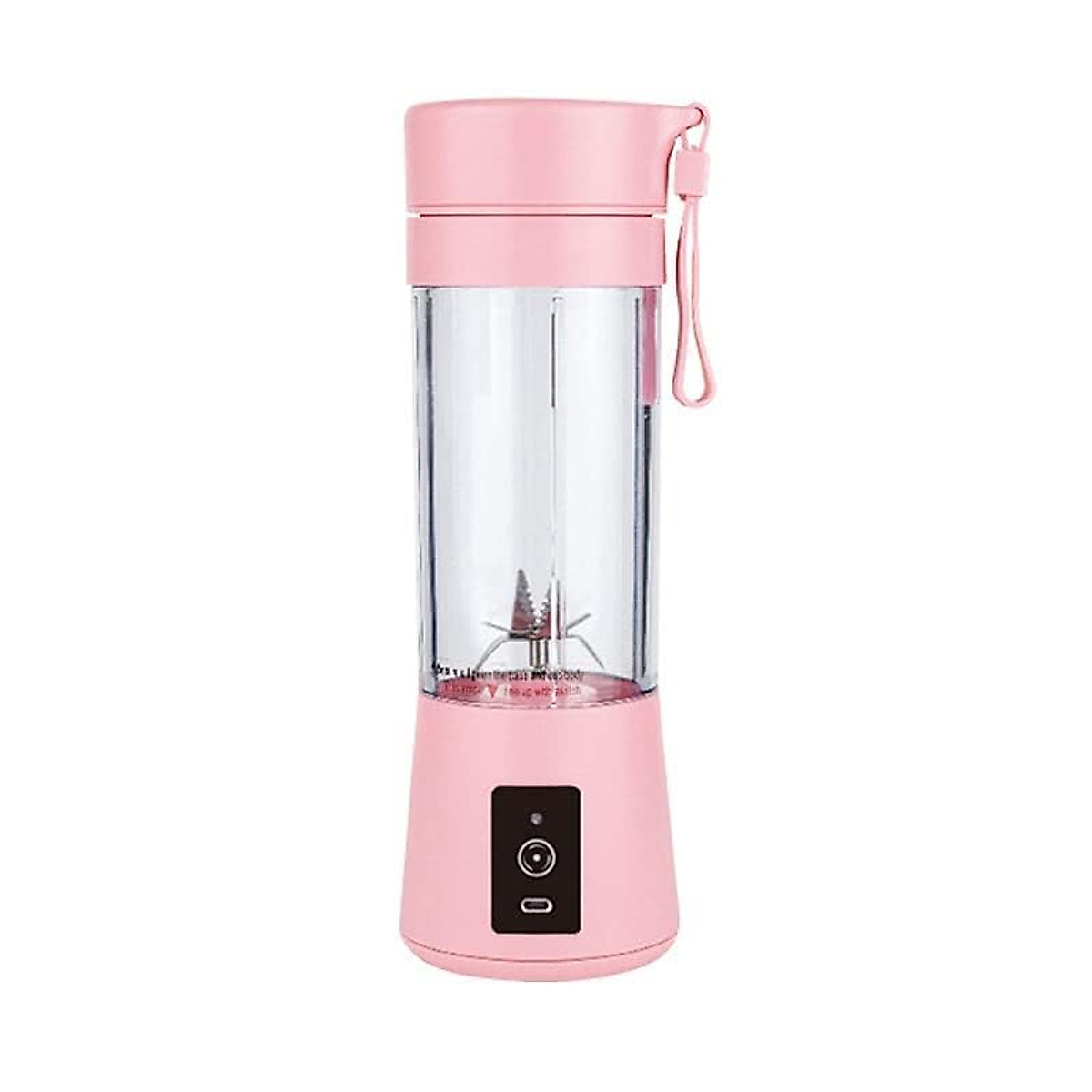 Generic Portable Blender, 13 Ounce Capacity, Pink