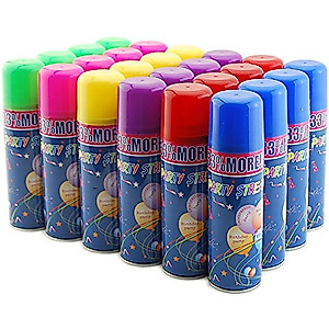 48 Pack Wholesale Lot: Party Crazy String Streamer Spray Cans Wholesale Lot