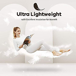 MANCYFIT Thermal Tops for Women Fleece Lined Shirt Long Sleeve Base Layer V Neck Black Large