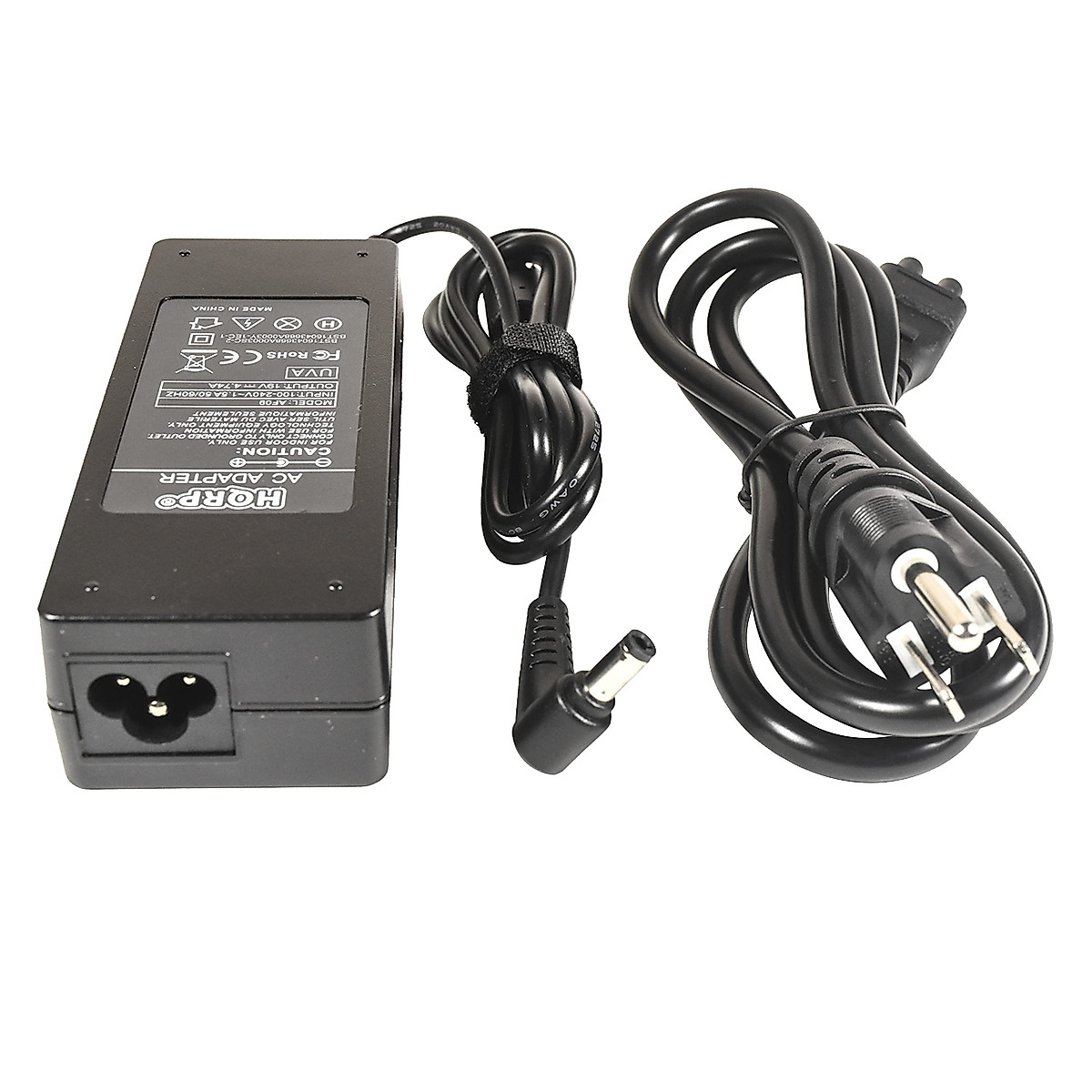 HQRP AC Adapter fits Westinghouse LD-2655VX LD-2657DF LD-2680 LD-2685VX LD-3235 LD-3237 LD-3255VX LD-3257DF LED LCD HDTV TV Power Supply Cord Westing House + Euro Plug Adapter