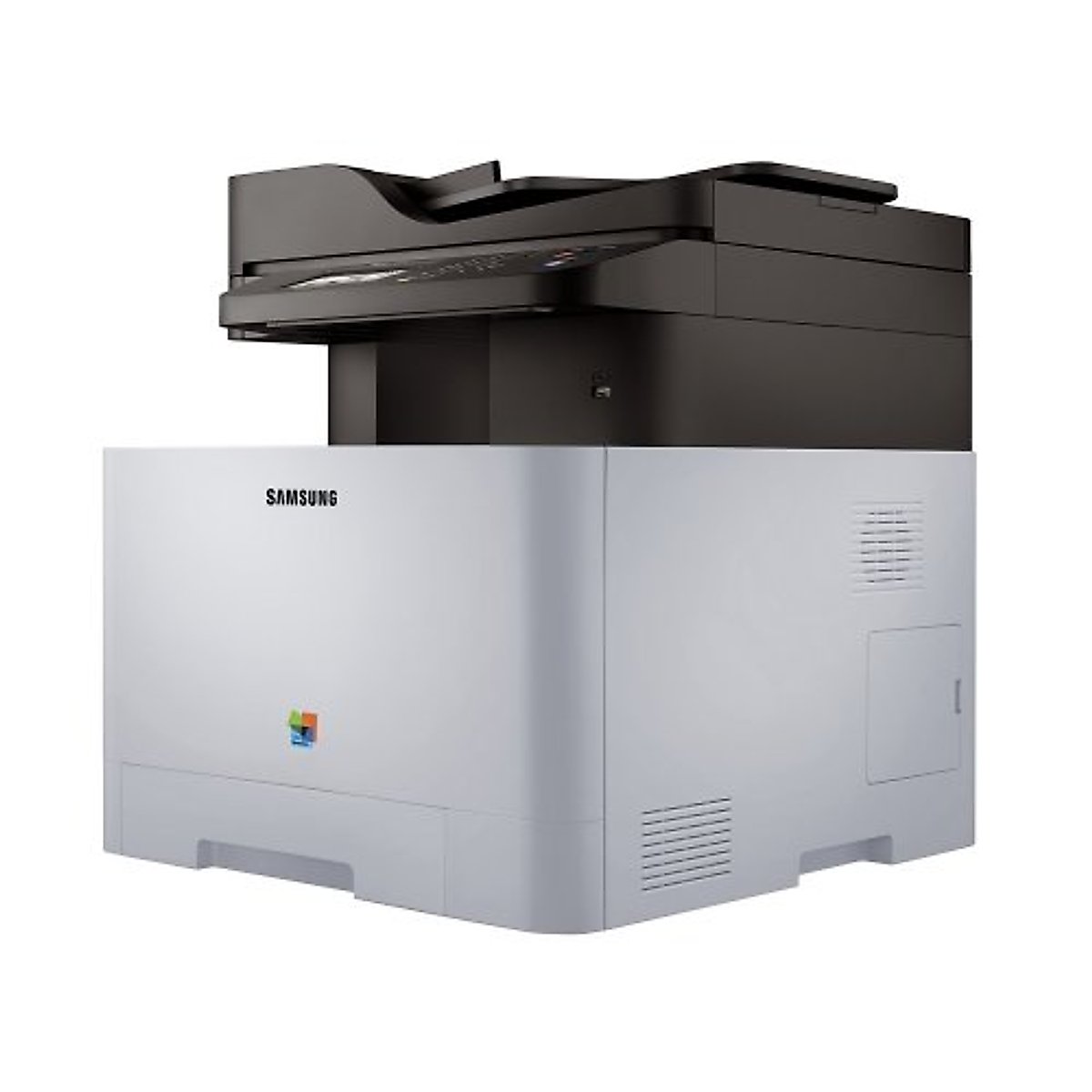 Samsung Xpress C1860FW Color Laser MFP (19 ppm) (533 MHz) (256 MB) (8.5" x 14") (9600 x 600 dpi) (Max Duty Cycle 40000 Pages) (p/s/c/f) (USB) (Ethernet) (Wireless) (Touchscreen) (250 Sheet Input Tray) (1 Sheet Multipurpose Tray) (50 Sheet ADF)