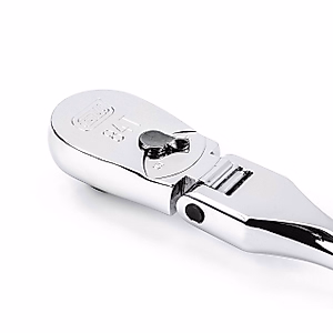 GEARWRENCH 1/4 Drive 84 Tooth Flex Head Teardrop Ratchet 7" - 81012A-07