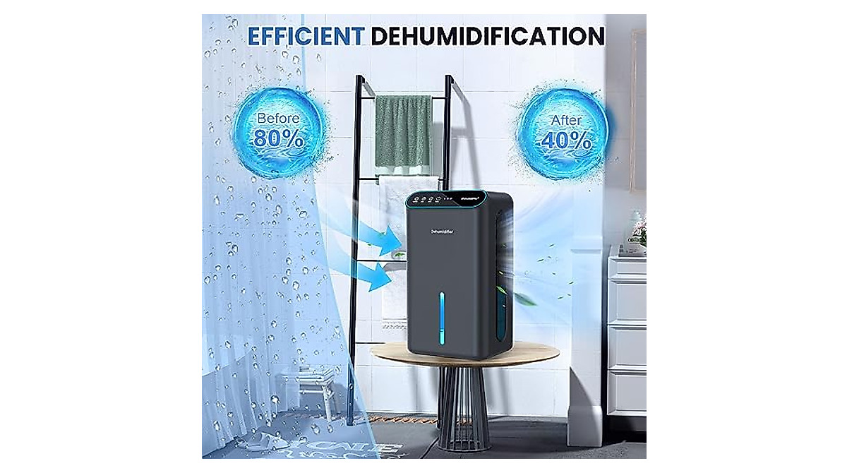 LOMMOL Dehumidifier with Essential Oil Diffuser
