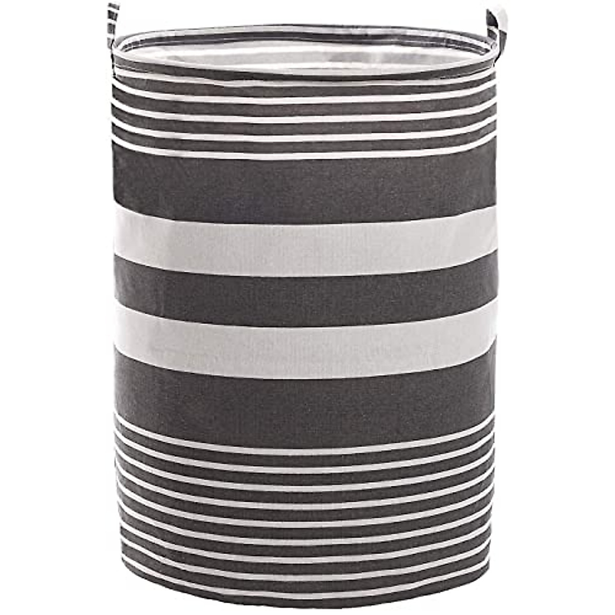 Haundry Collapsible Laundry Basket, 22 inch Tall Large Round Laundry Hamper for Clothes Storage
