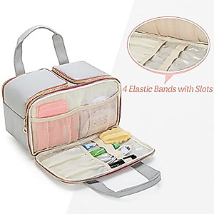 Damero Wearable Breast Pump Bag with Ice Pack and Cooler Compartment Compatible with Willow and Elvie Breast Pump, Tote Bag for Wearable Breast Pump, Pump Parts and Ice Pack, Patent Design